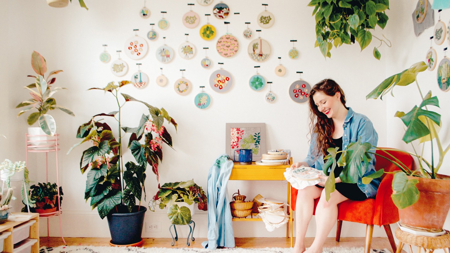 Cactus Embroidery Workshop with Sarah K. Benning - Joshua Tree, CA