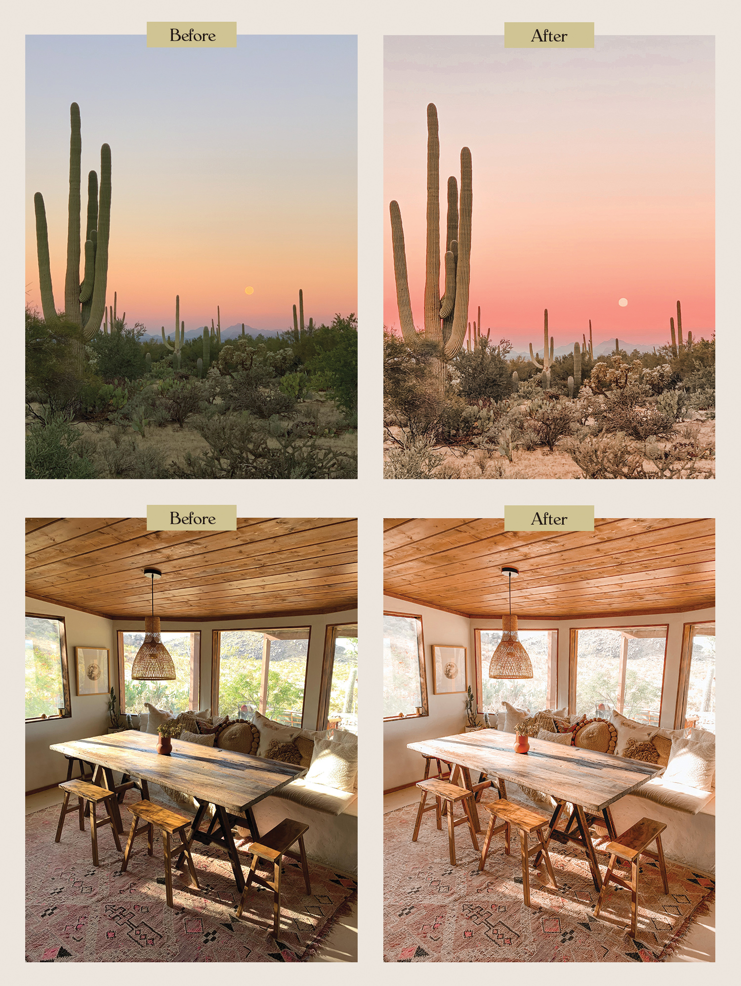 The Joshua Tree House Lightroom Presets